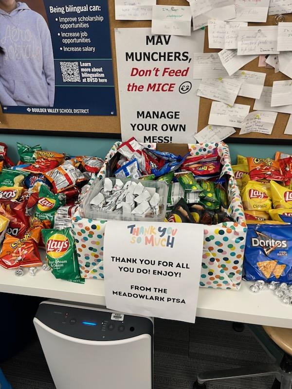 Snacks for the Teacher’s Lounge – Teacher/Staff Appreciation Week ...