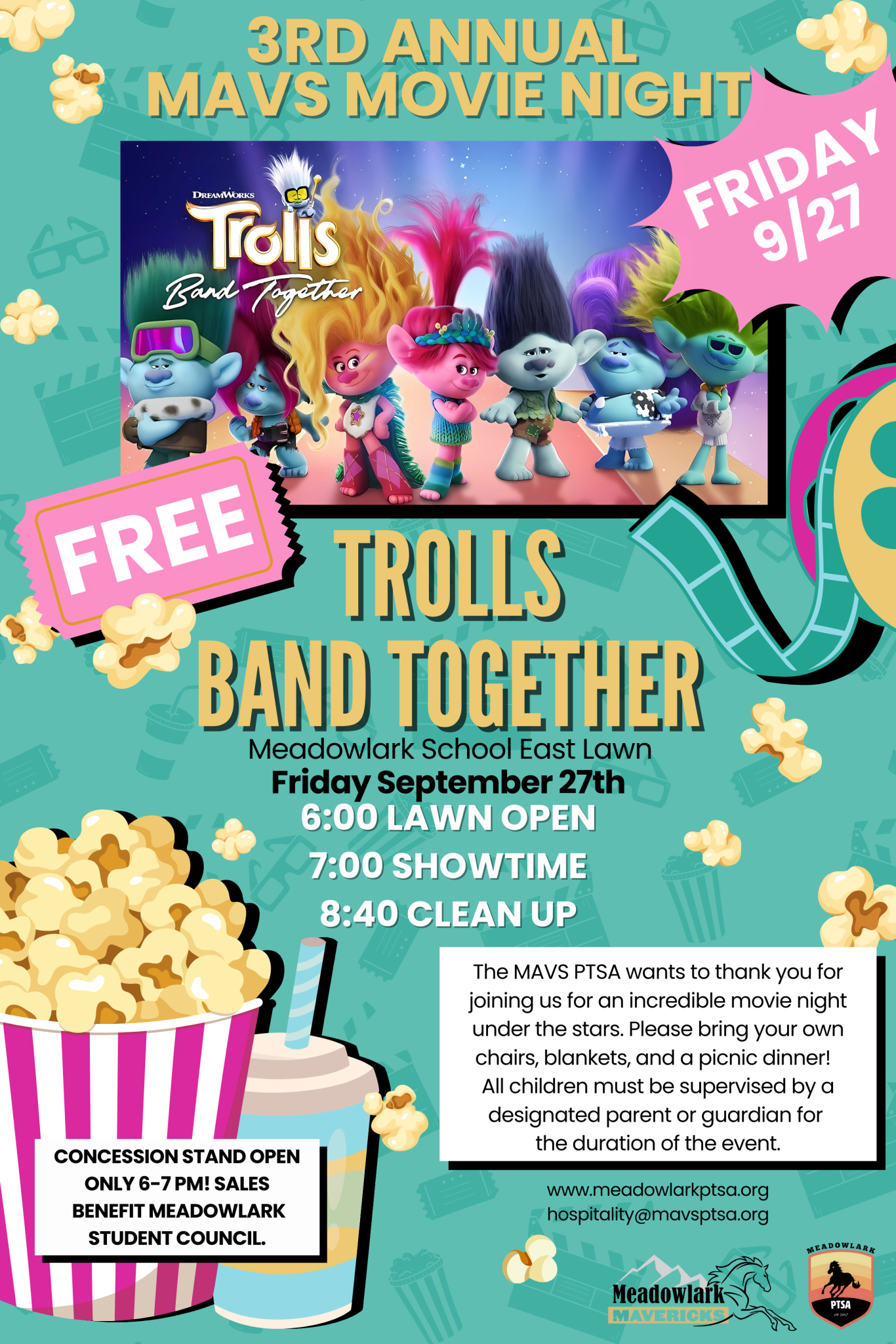 🎬 Save the Date: Mavs Movie Night is Coming – “Trolls Band Together”! 🍿 ...