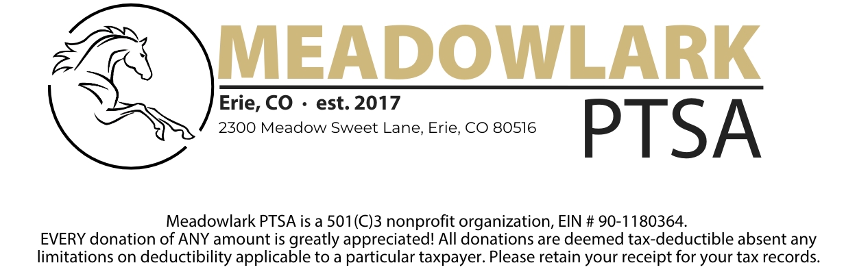 MeadowlarkPTSA – Supporting all students at Meadowlark School in Erie, CO.